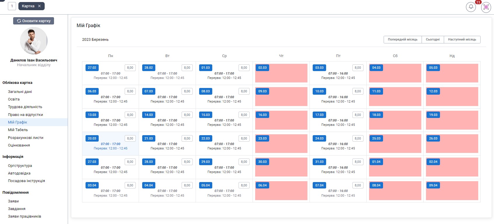 WFM (Workforce Management System) | A5.ERP